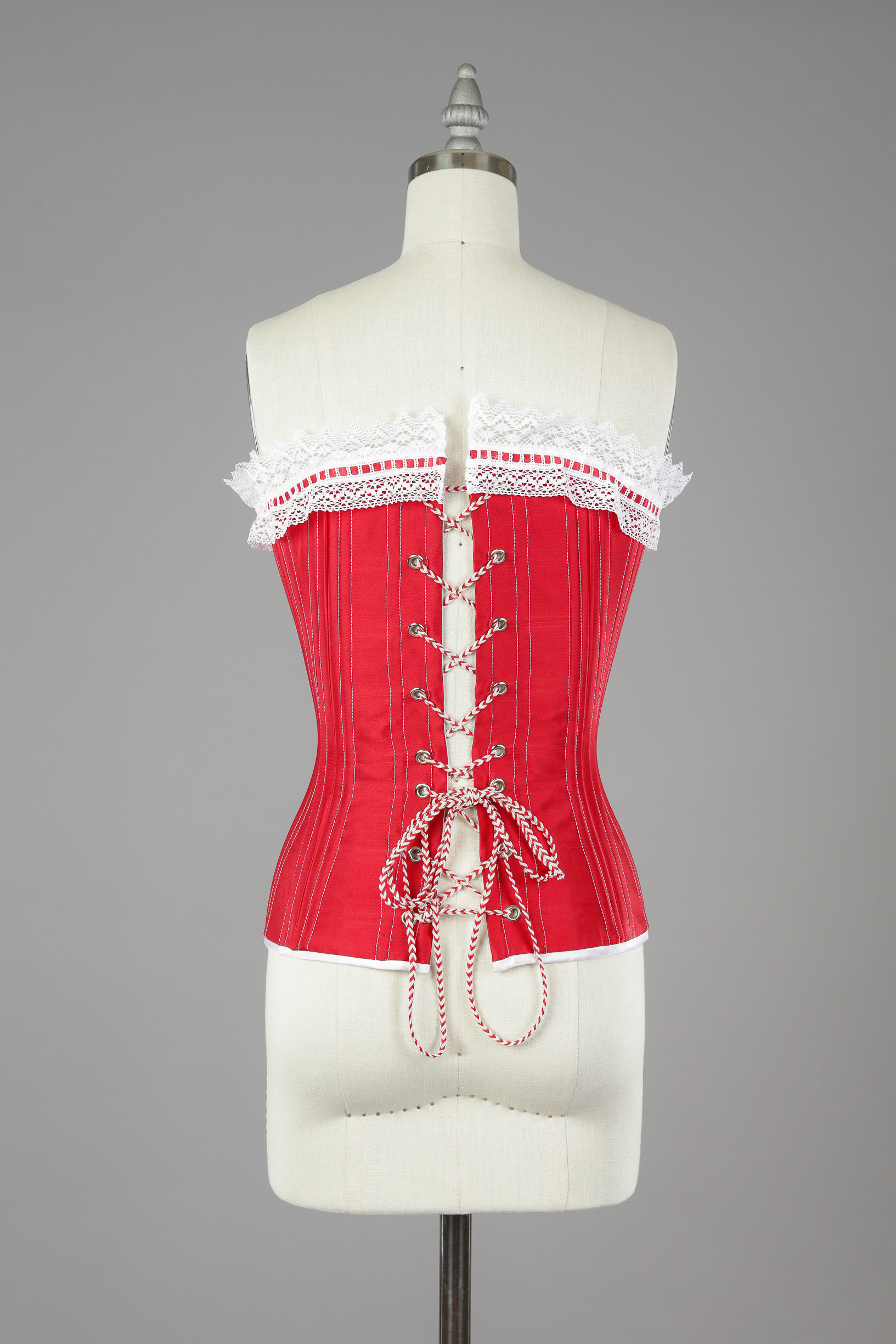 Red Victorian Corset Custom-made Mina Dracula Corset 19th Century ...