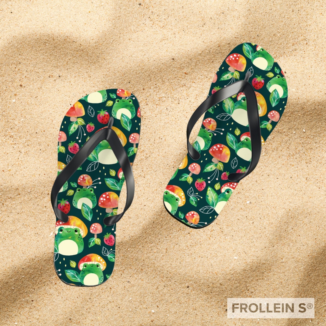 Fun Summer Flip-flops Froggies Sandals - Etsy