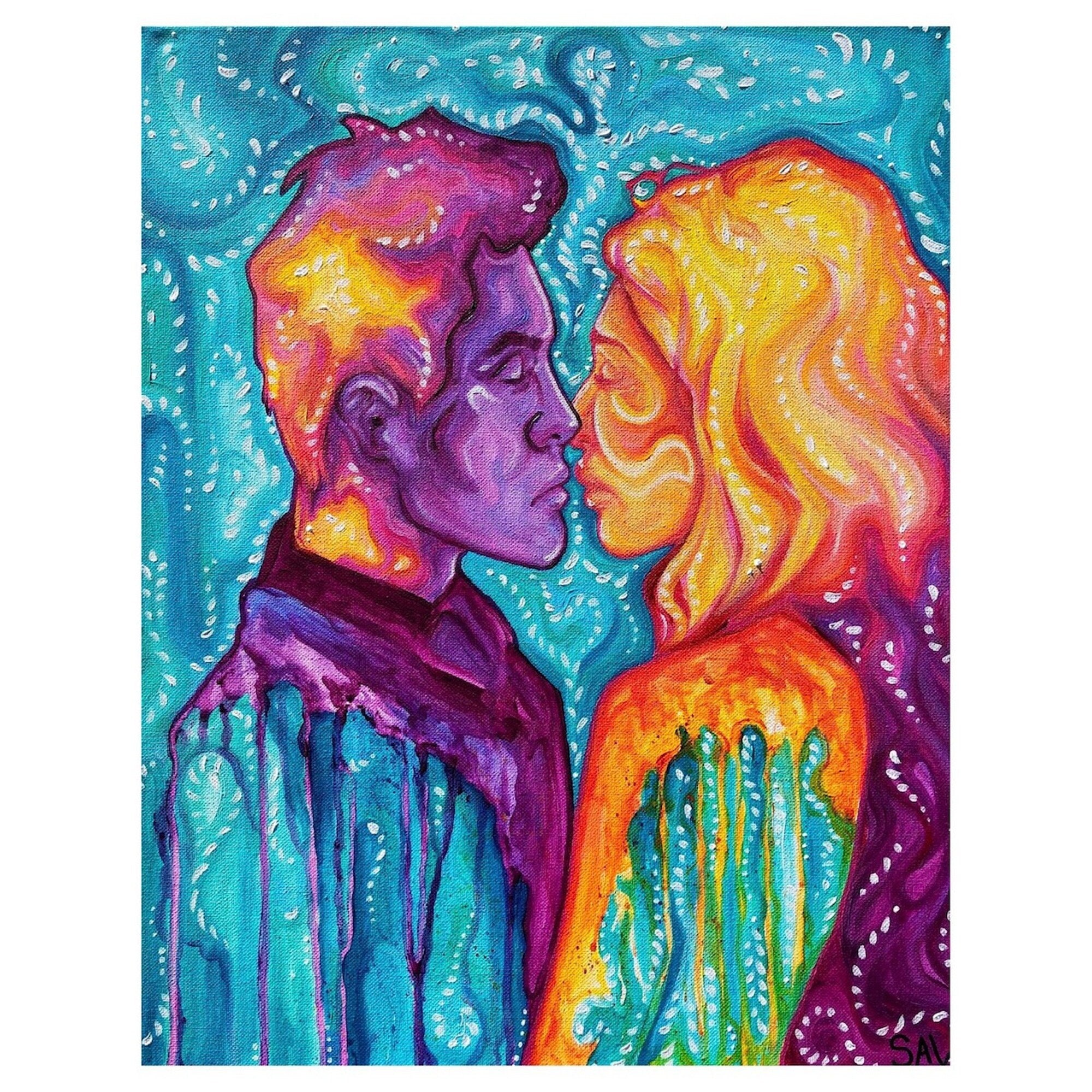 Psychedelic Love Drawing