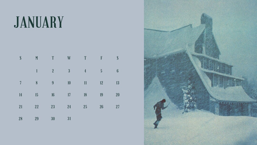 2024 Calendar - Horror Movie Stills - Etsy