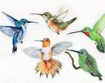 Decals Hummingbirds - Etsy
