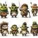 Forest Trolls Clip Art Set of 14 Funny Troll Pngs Printable Forest ...