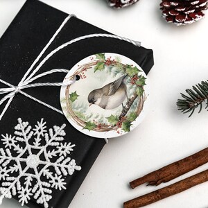 Watercolor Bird Wreath Printables Bundle Six 8x8 Inch Circular Bird ...