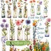 2024 Planner Wildflower Printable Planning Pages Bujo Download Daily ...