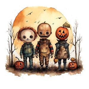 Halloween Sale Sam Character Trick-or-treater Pngs Set of 7 Pumpkin ...