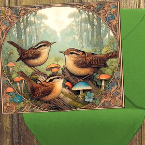 Wren Pngs Bird Printable Set of 2 Digital Download Wren Nature Prints ...