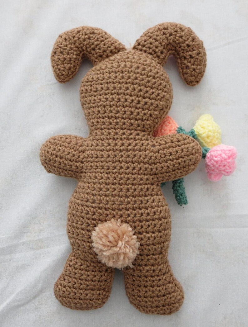 Lacy Tulips Baby Afghan and Bunny Crochet PDF PATTERN - Etsy