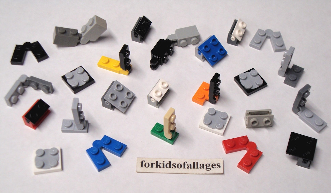 25 Lego Motion Pieces: Hinges, Turntables - Mixed Parts Lot - Etsy