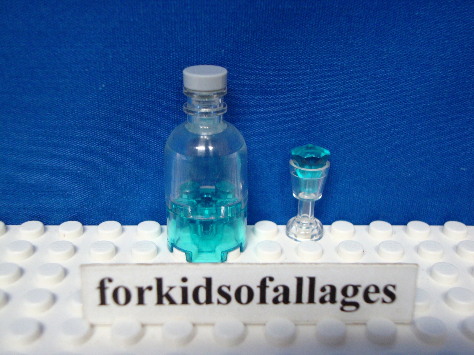 Lego Pieces: Water Bottle & Glass Minifigure Accessories Lot | Etsy