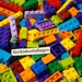 100 Bulk Basic Lego Pieces: Bricks Blocks Plates W/ Bright Colors ...