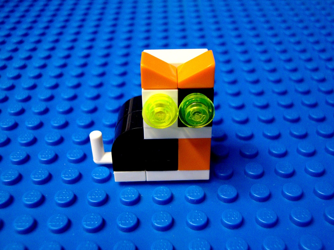 One Custom Built Cat Made With Lego Pieces Choice of - Etsy