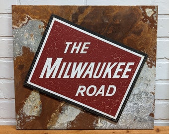 Milwaukee Road Sign - Etsy