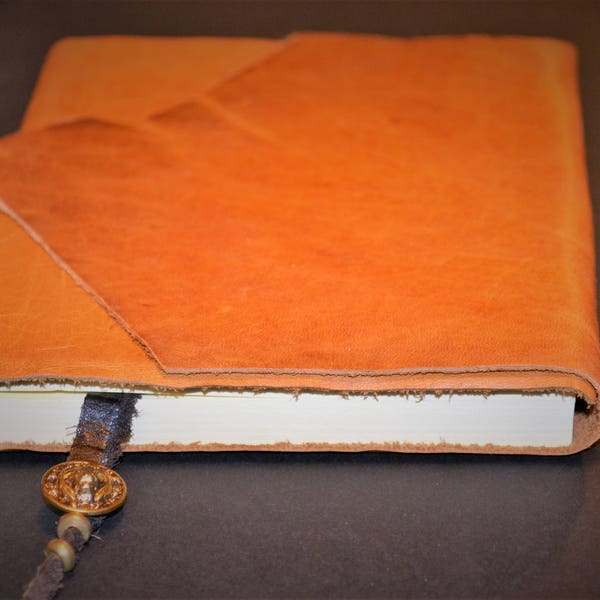 Lined Leather Journal - Etsy
