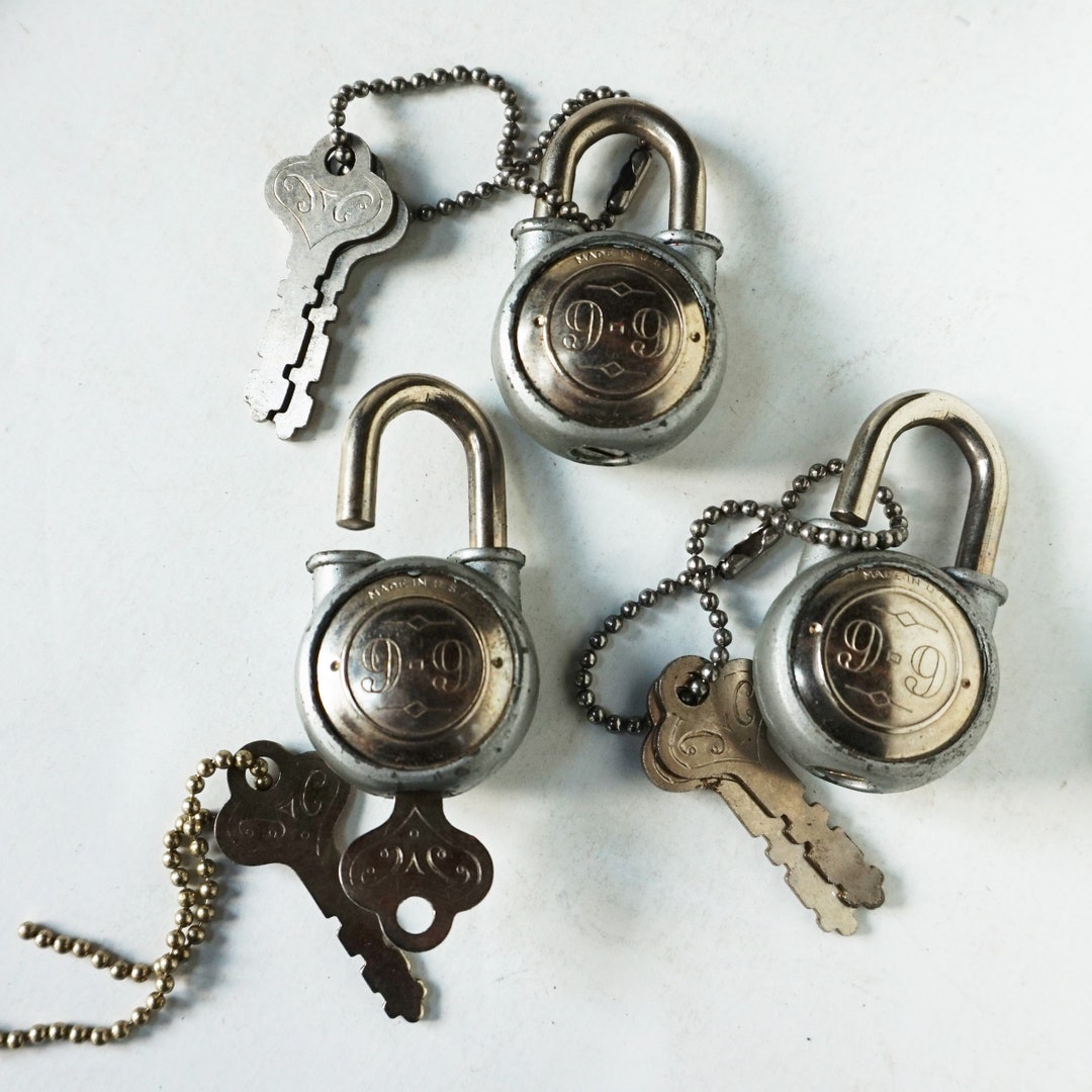Locks With Keys / Old New Stock Locks / Authentic Little-used / 9-9 - Etsy