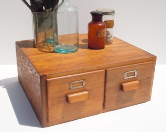 Library Card Catalog - Etsy