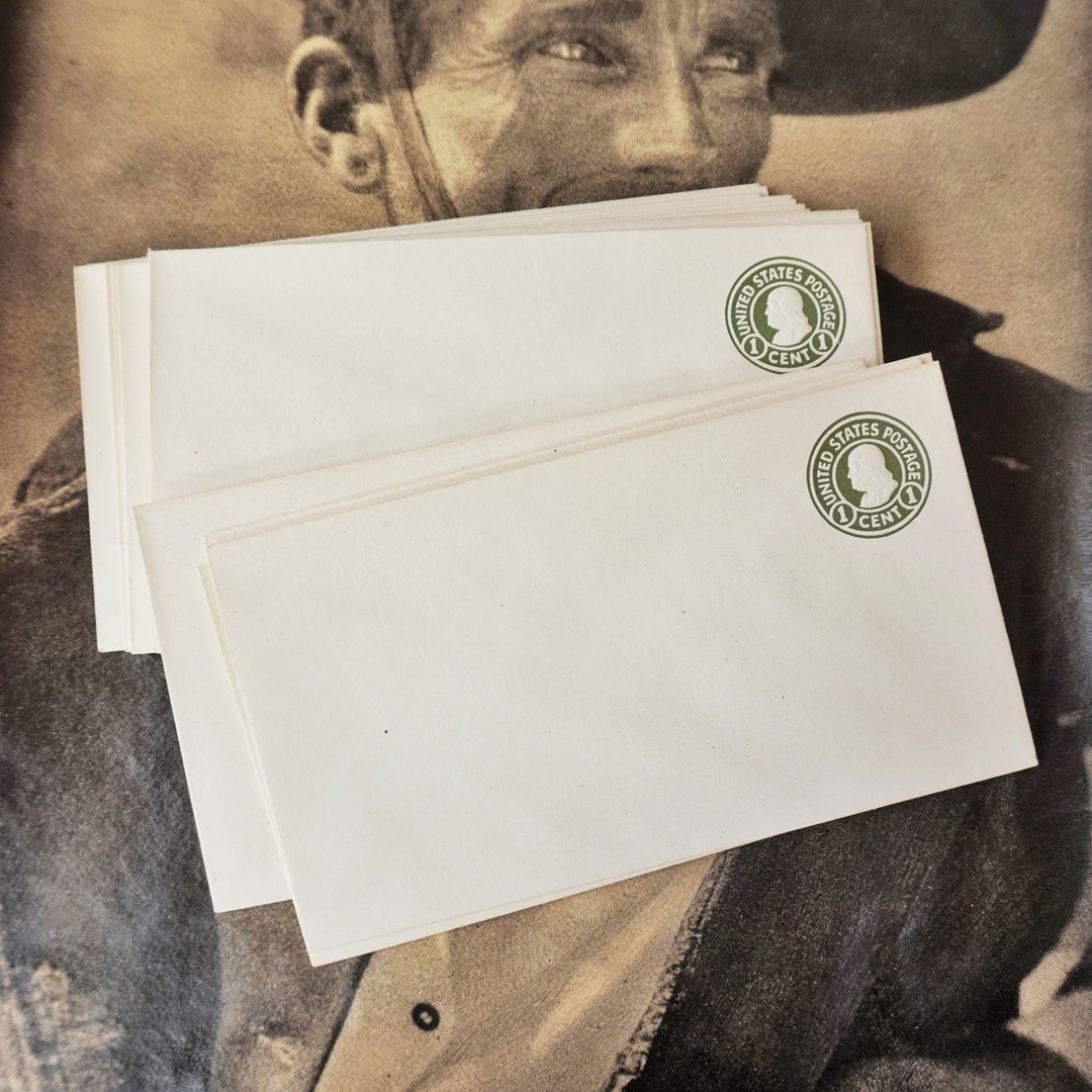 Post-paid Embossed Envelopes / Unused Envelopes With 1 Cent Postage on ...