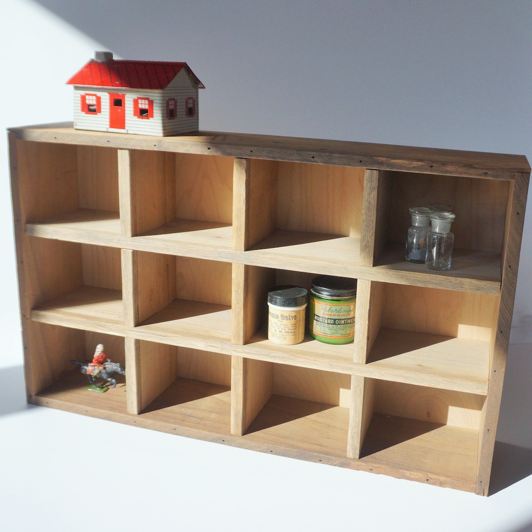 Cubby Hole Cupboard / Industrial Organization / Divided / Authentic ...
