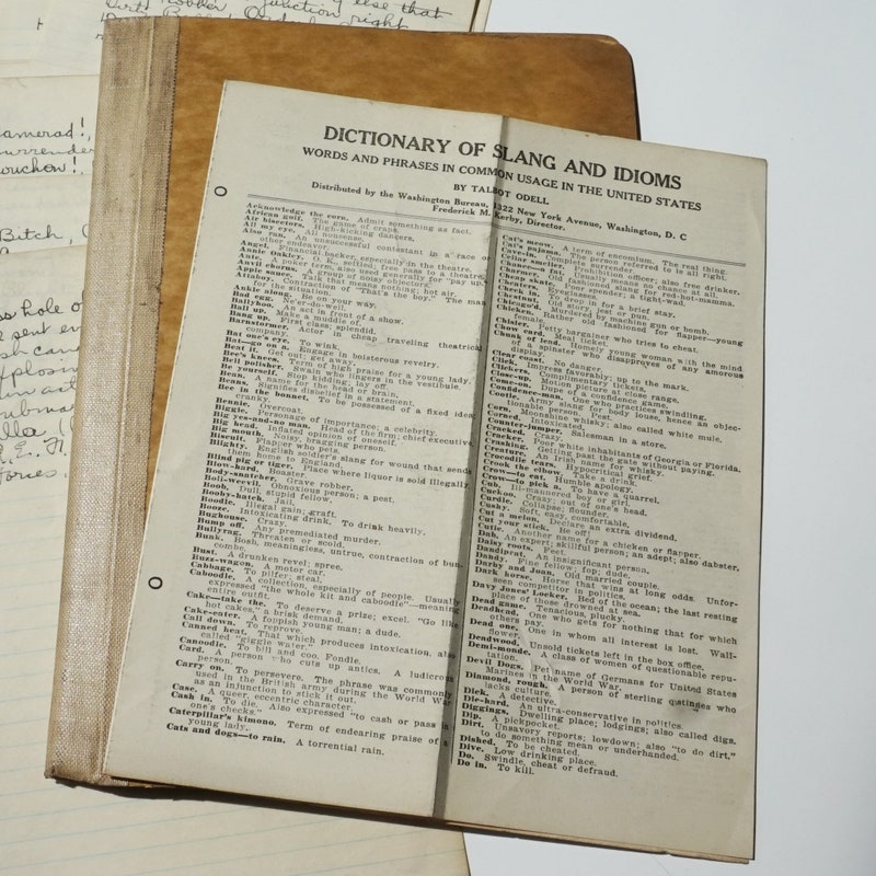 Dictionary Drawing - Etsy