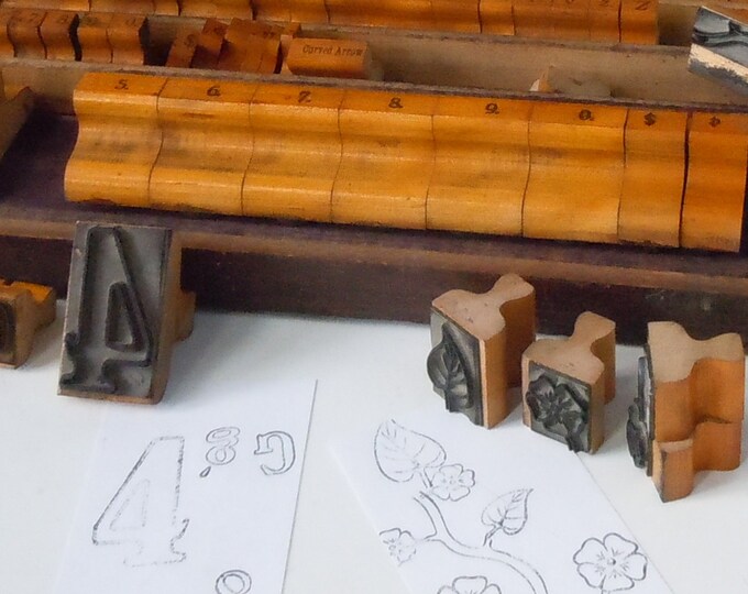 Vintage Rubber Stamps / Signage From an Old Hardware Store / Original ...