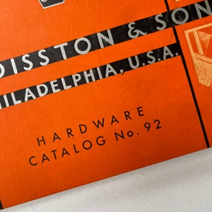 Tool Catalog / Disston Philadelphia - Etsy