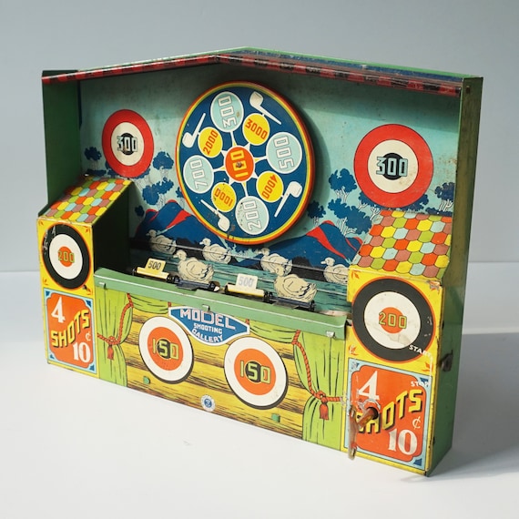 Shooting Gallery From Marx / Wind-up With Key / Ducks - Etsy