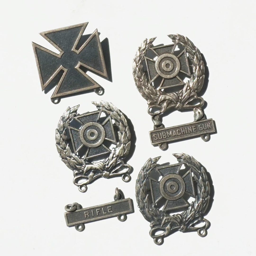 US Army Expert Weapons Qualification Badges /marksman Pins - Etsy