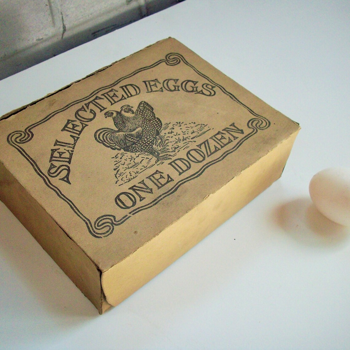Antique Egg Crate / Box / Vintage Graphics and Original | Etsy