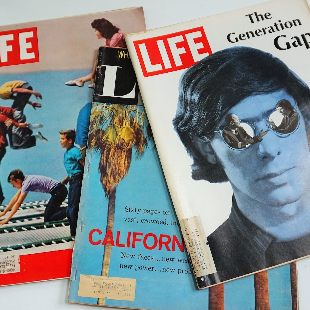Life Magazine 2 Full Issues From 1960's and an Article on California ...
