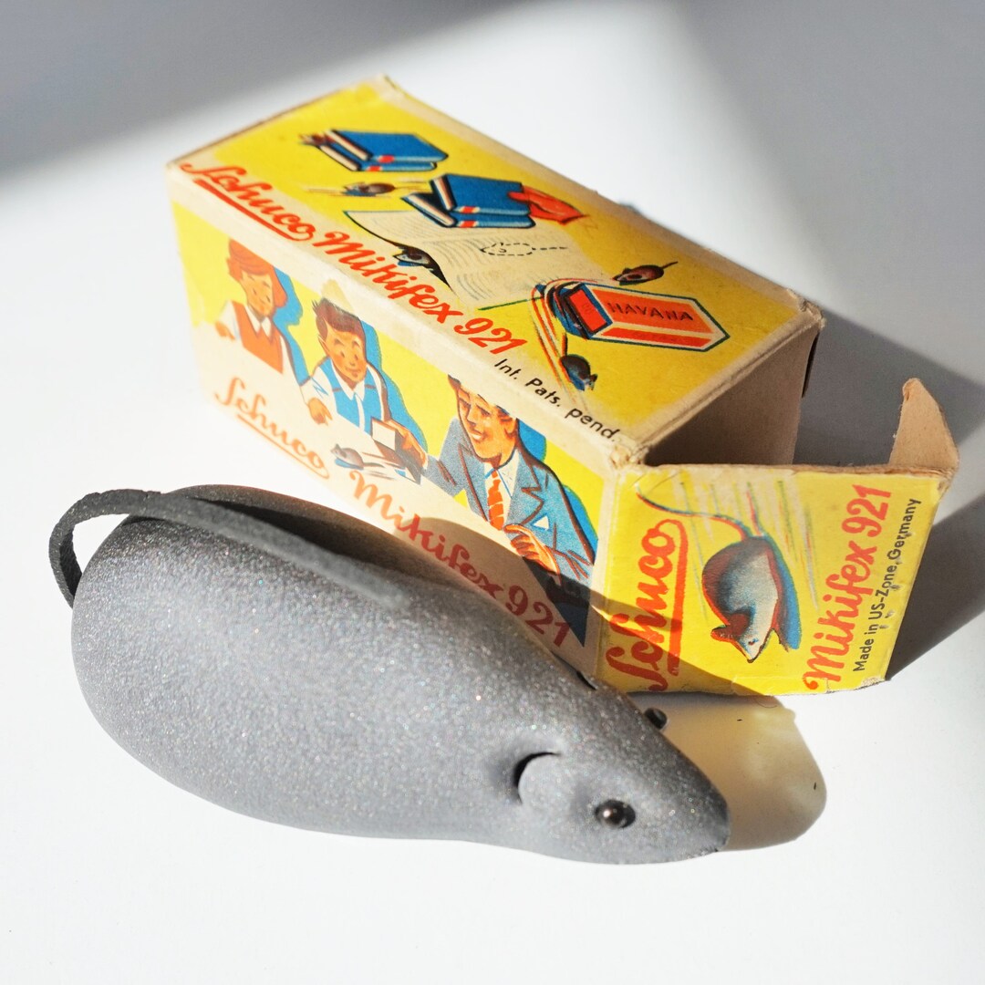 Antique Schuco Wind up Mouse / Vintage Joke / Fake Mouse / Mom Trick ...