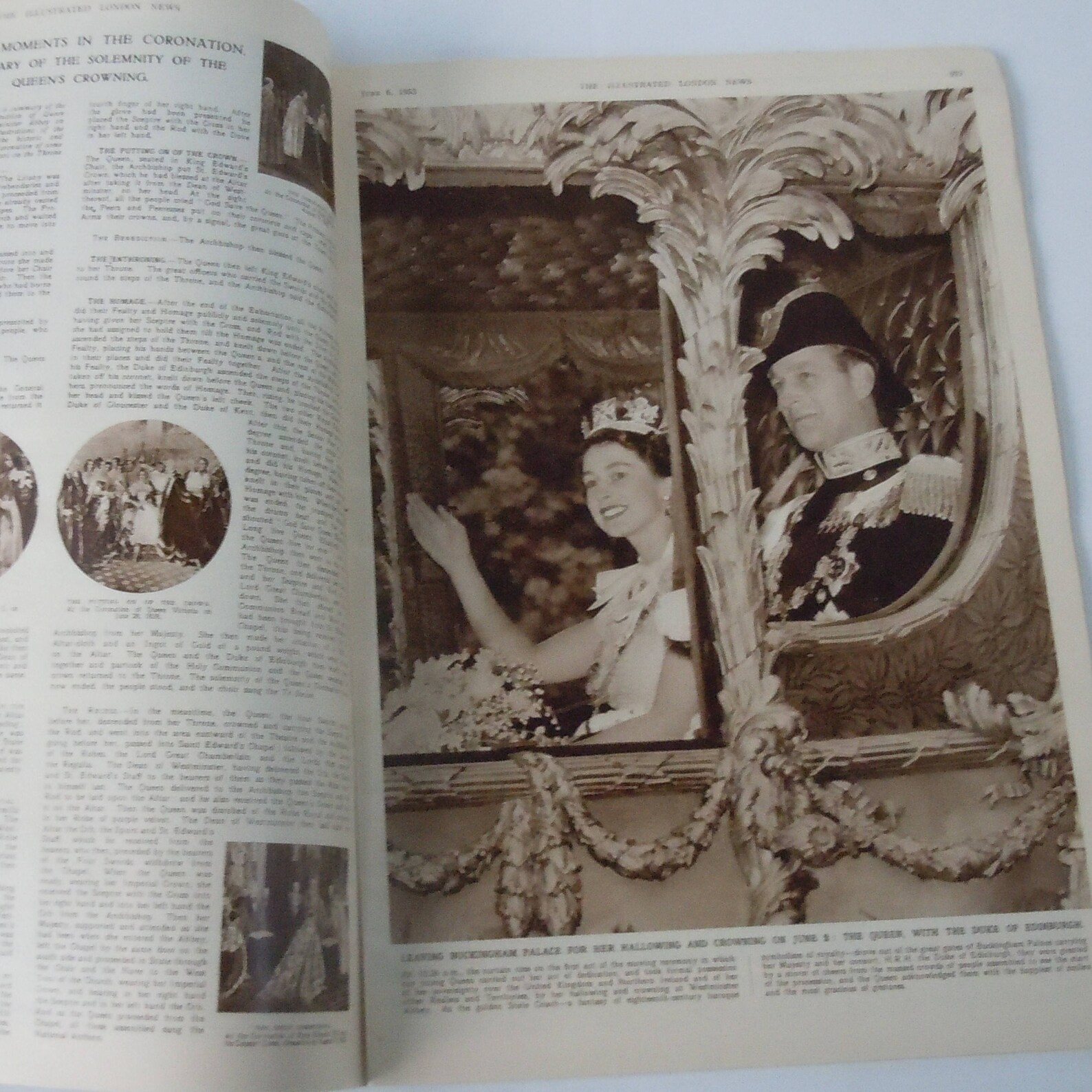 Coronation of Queen Elizabeth / Full Color Images and B&W Ads for ...