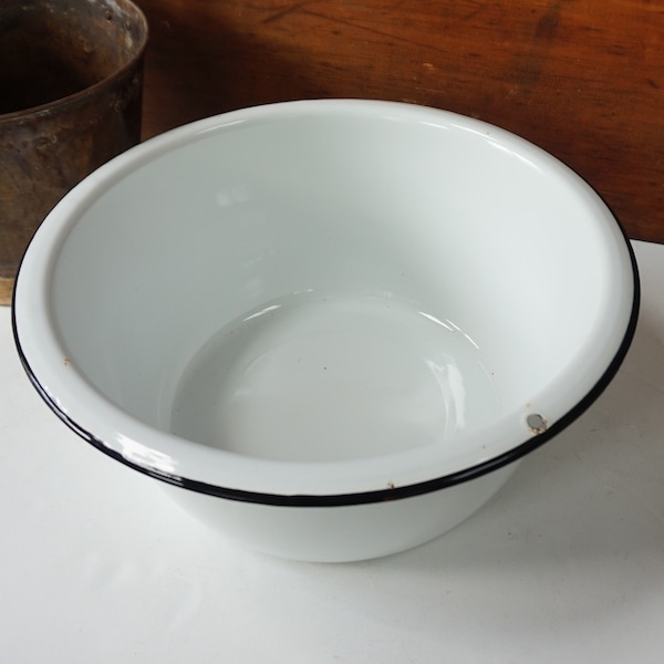 White Enamelware - Etsy