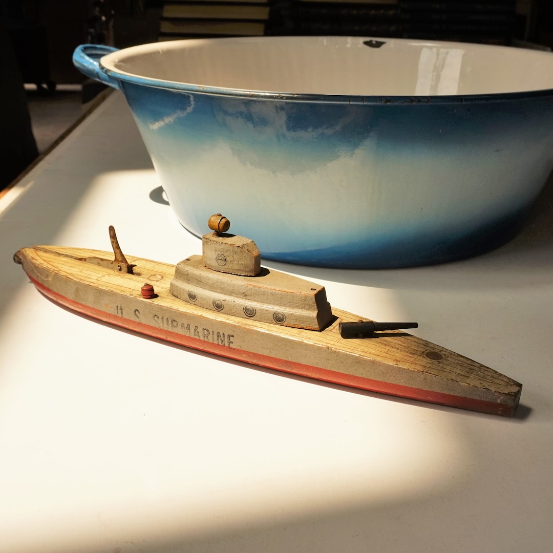 Wooden Submarine / Old Boat With Firing Mechanism / US Submarine / Its ...