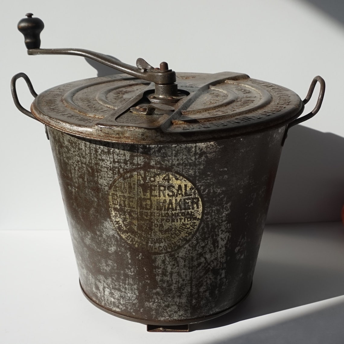 Bread Bucket / Vintage Primitve Bread-making Bucket / Family Size ...