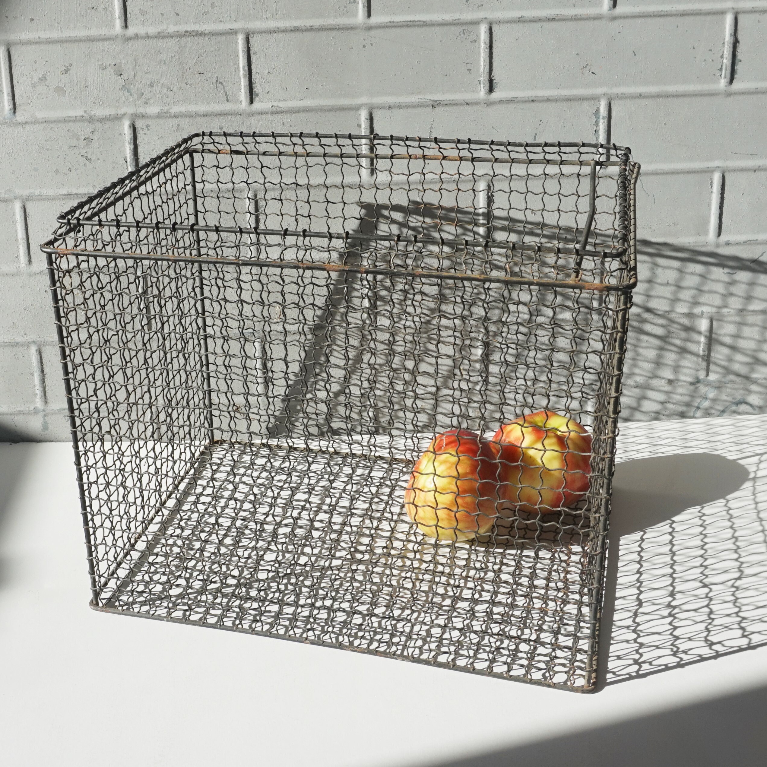 Storage & Organization Baskets Beautiful Industrial Relic Large Green ...
