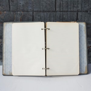Old Paper Stock With Binder / Simple Lined Paper / Aged Around Edges ...