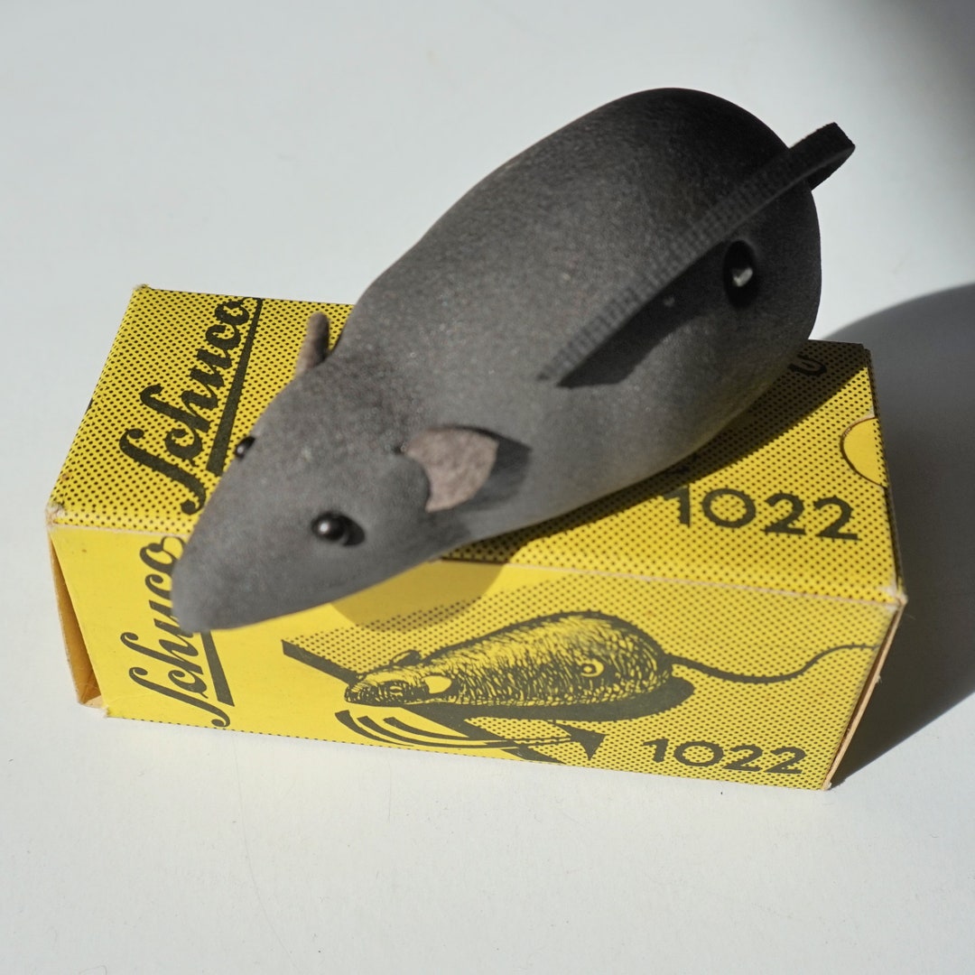 Antique Schuco Wind up Mouse / Vintage Joke / Fake Mouse / Mom Trick ...