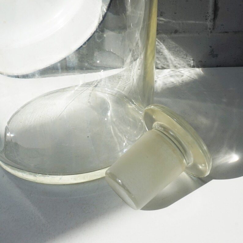 Pyrex / Very Large /heavy/ Ground Glass Stopper / Wide Mouth / - Etsy
