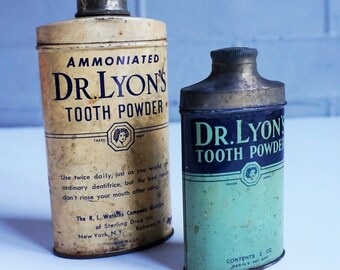 Dr Lyons Tooth Powder - Etsy