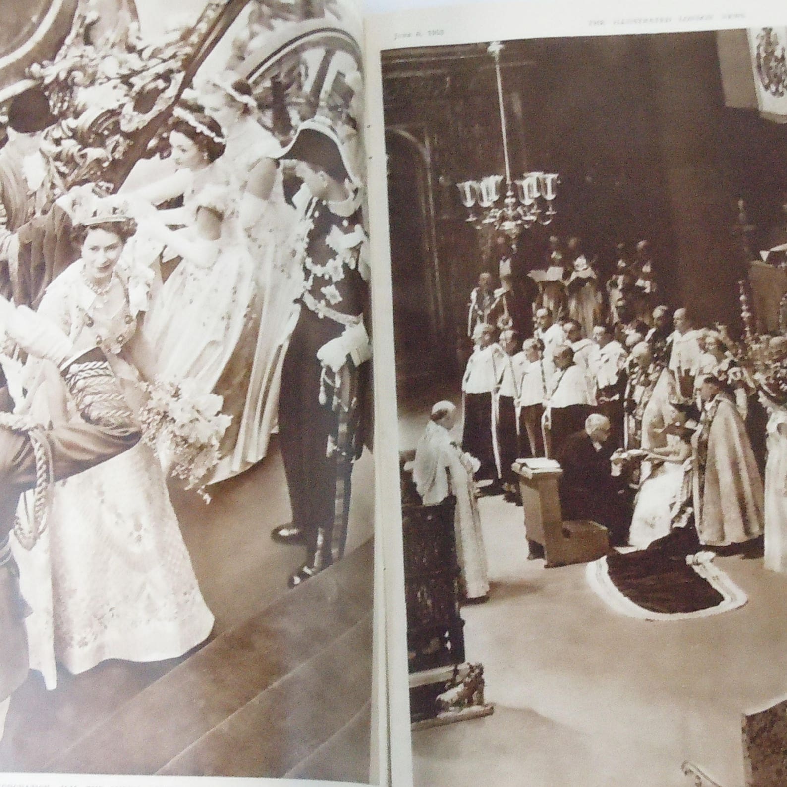 Coronation of Queen Elizabeth / Full Color Images and B&W Ads for ...