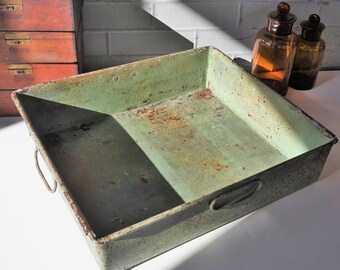 Large Metal Tray - Etsy