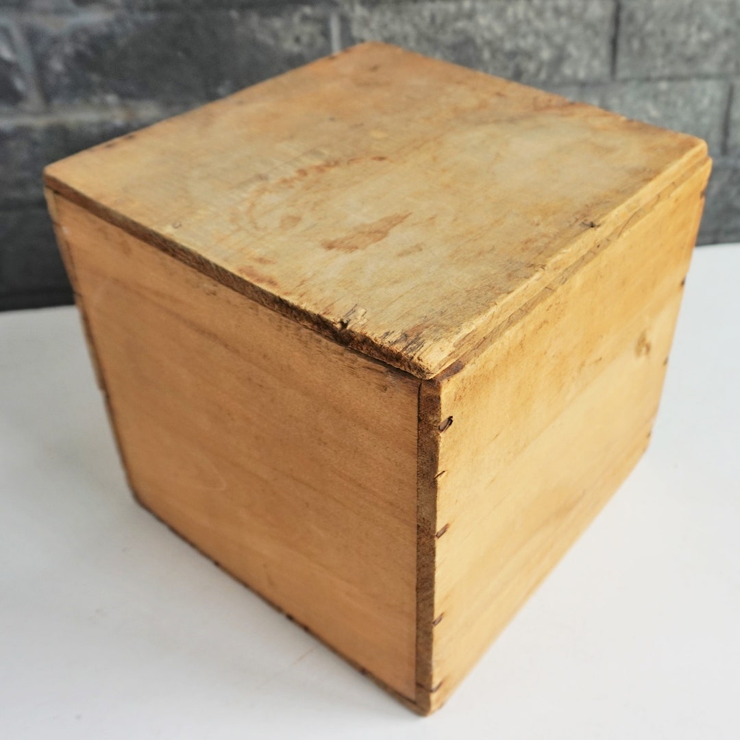 Wooden Box / Industrial Relic / Simple Pine / Great Shelf Storage and ...