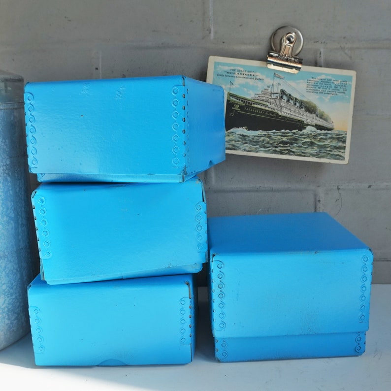 Vintage Cardboard / 4 Little Painted Boxes That Withstand the Test of ...