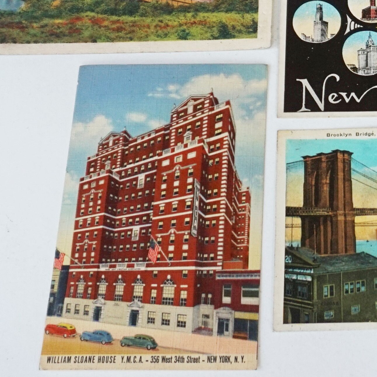 New York City/ 7 Very Old Post Cards in Full Color / Vintage - Etsy