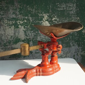 American Scale / Iron and Brass Antique / Great Red Iron Color - Etsy