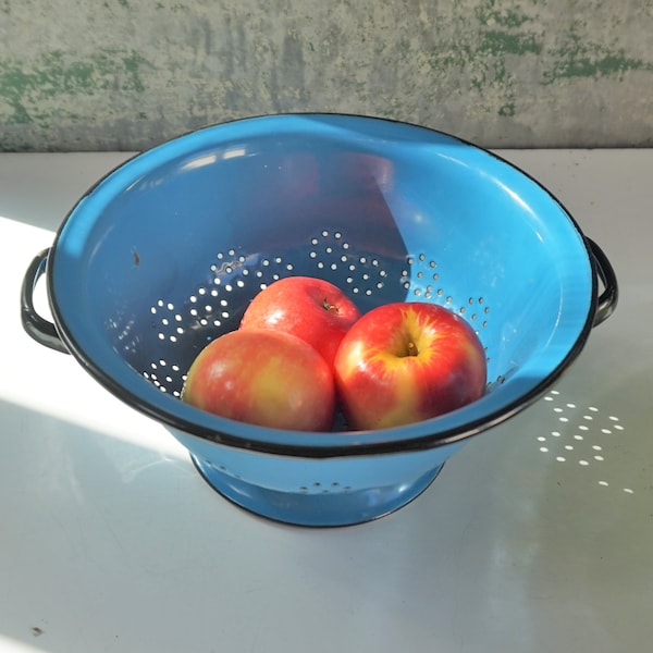 Enamel Colander - Etsy