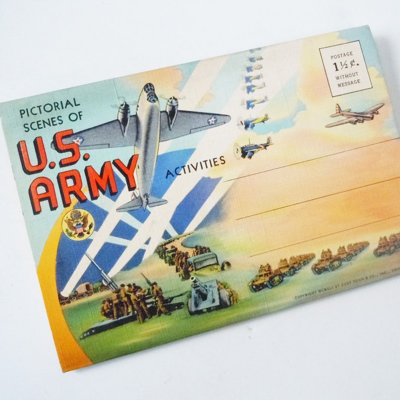 Vintage Postcards / Military Subjects / U.S. Army Activities / | Etsy