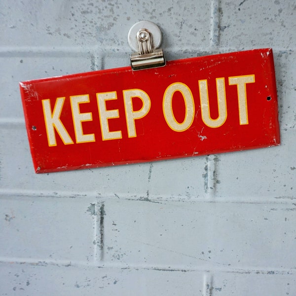Keep Out Sign - Etsy