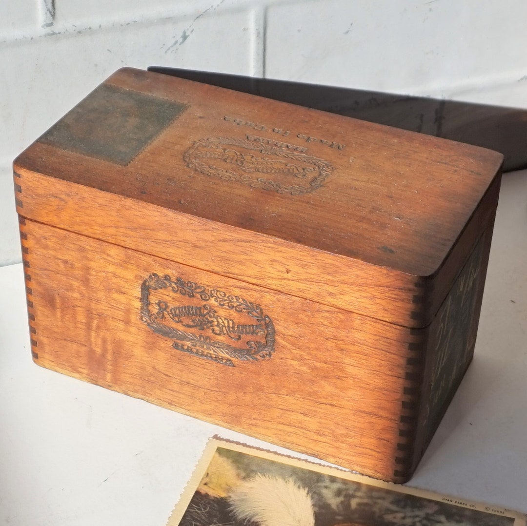 Wooden Box From the 1940's / Great Shelf Storage and Decoration ...