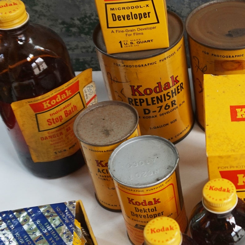 Darkroom Supplies From the Past / Kodak / Can of Developer From the ...