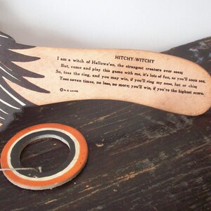 Vintage Halloween Handheld Childs Game / Hitchy Witchy / Reto Game ...